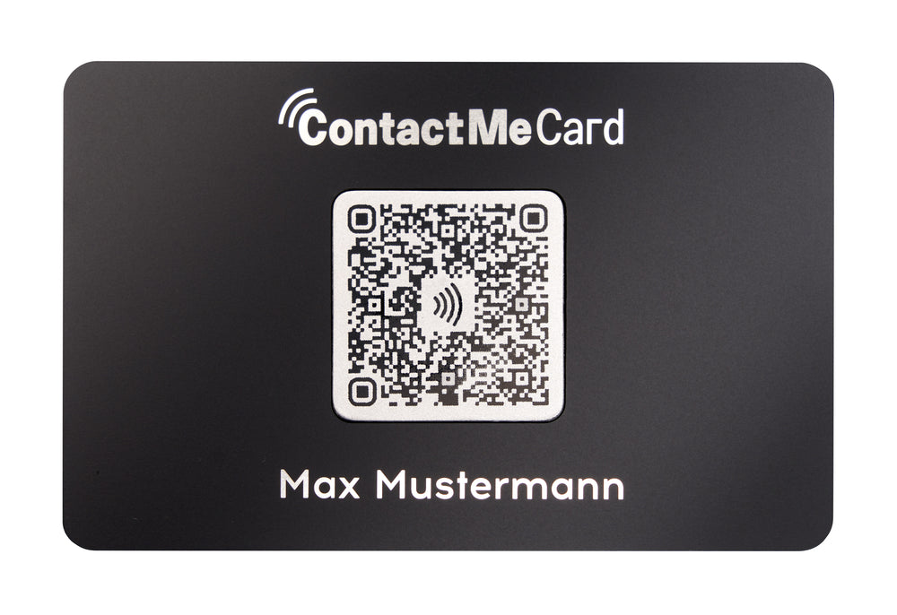 CONTACT ME CARD | Digital Business Cards Made of Steel | NFC & QR